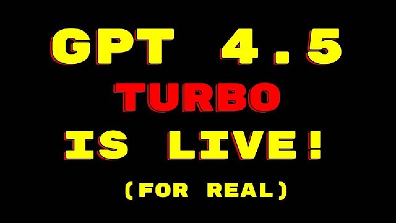 Exploring Cutting-Edge AI Technology: A Deep Dive into GPT 4.5 Turbo ...